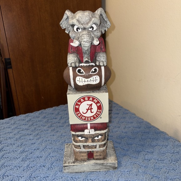 Cat | Alabama Crimson Tide Ncaa Garden Statue Mascot Tiki Tiki Totem ...